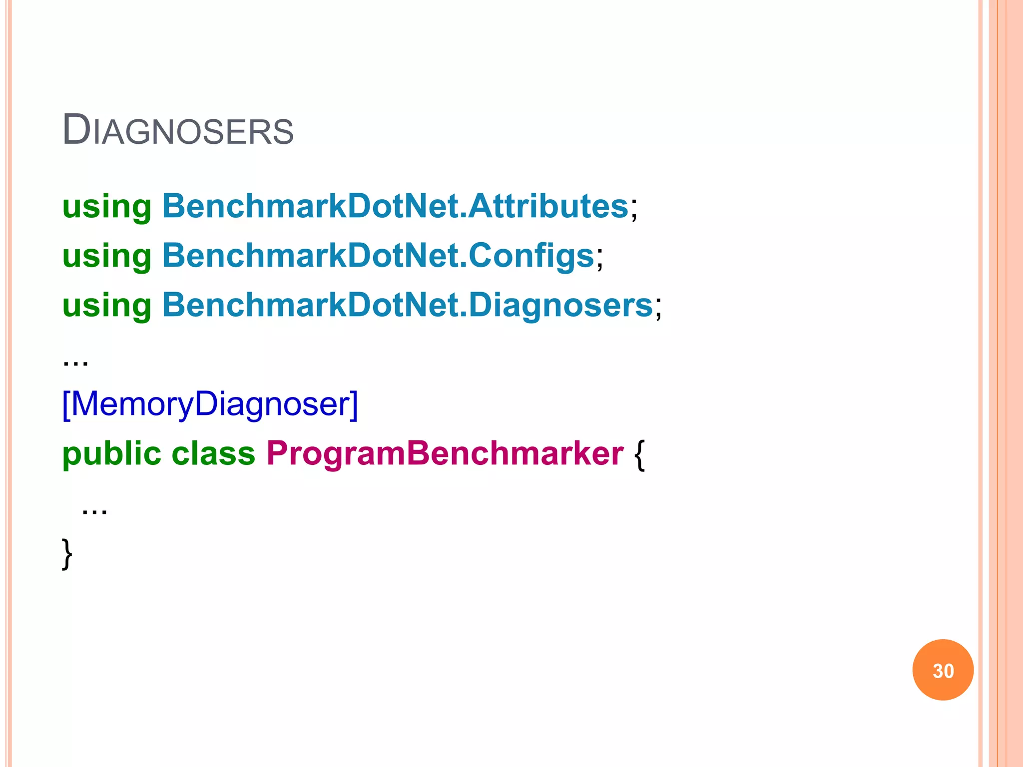 BenchmarkDotNet - Powerful .NET library for benchmarking | PPTX