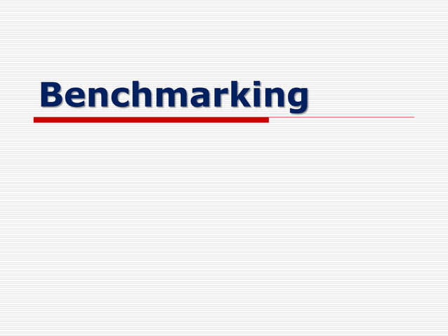 Benchmarking-1.pptx