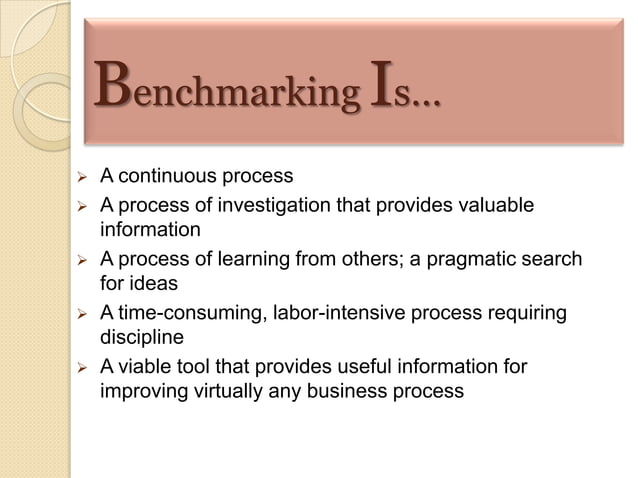 Benchmarking | PPTX | Databases | Computer Software and Applications