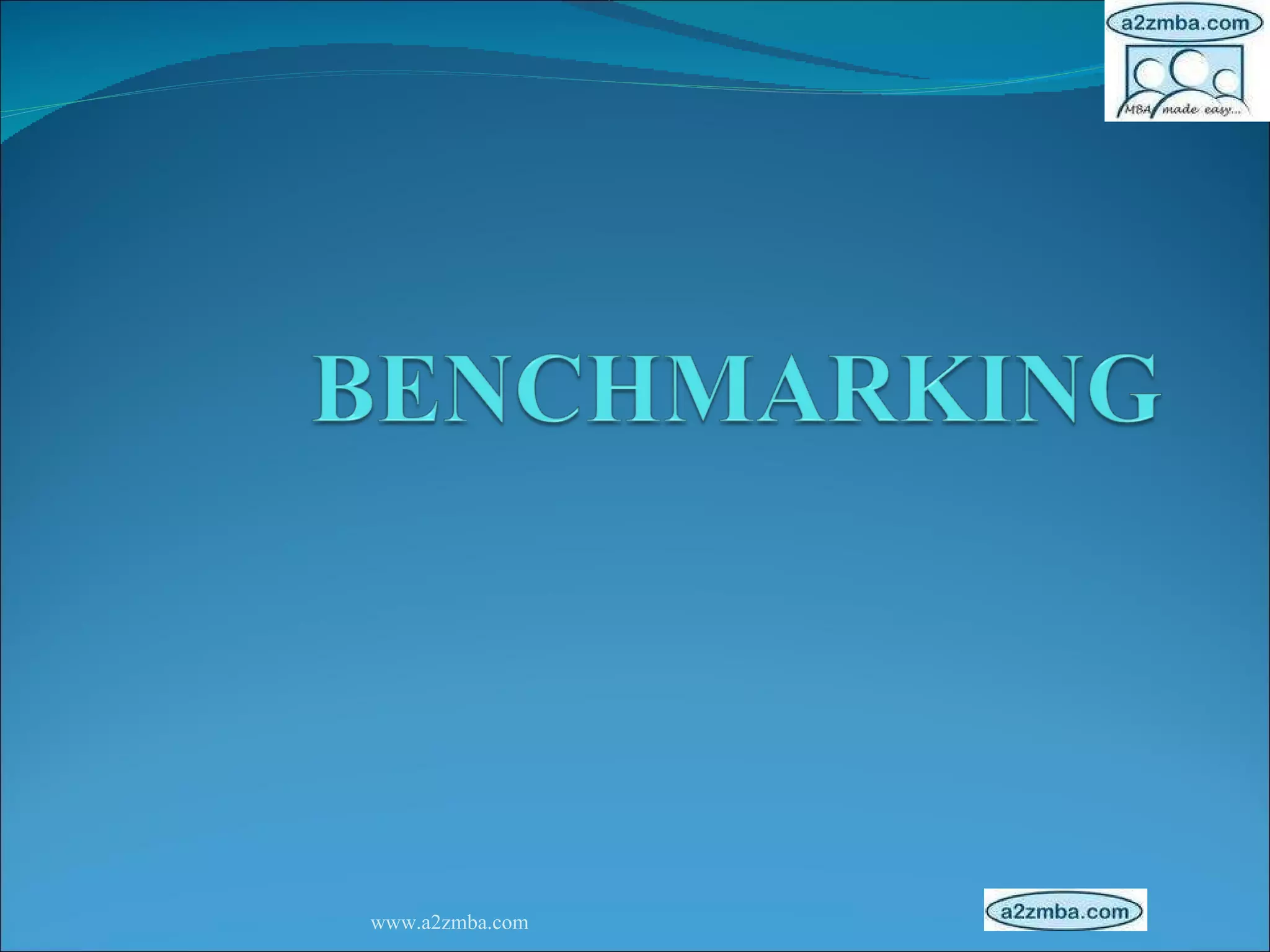 Benchmarking | PPT