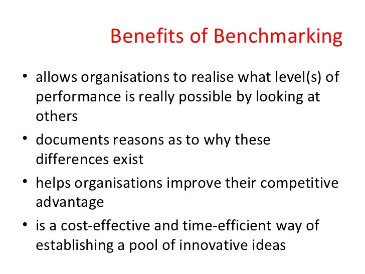 Benchmarking