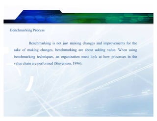Benchmarking | PDF