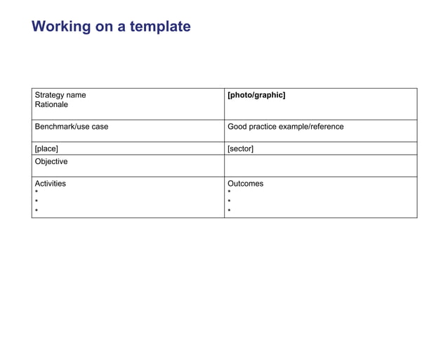Benchmarking Urban Adaptation Pptx