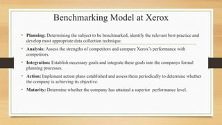 Benchmarking | PPTX | Business Accounting & Finance | Business