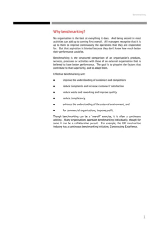 Benchmarking | PDF