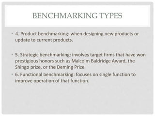 Benchmarking | PPT