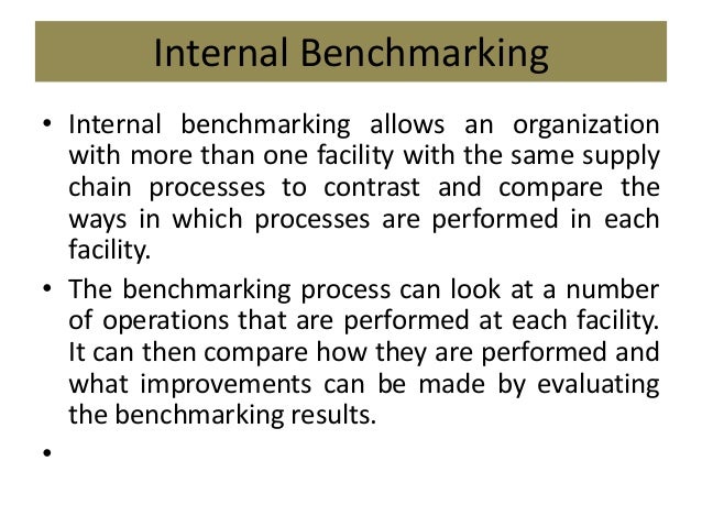Benchmarking