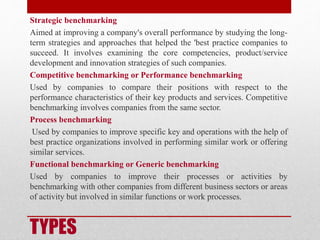 Benchmarking | PPTX