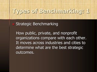 Benchmarking | PPT