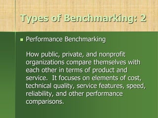 Benchmarking | PPT