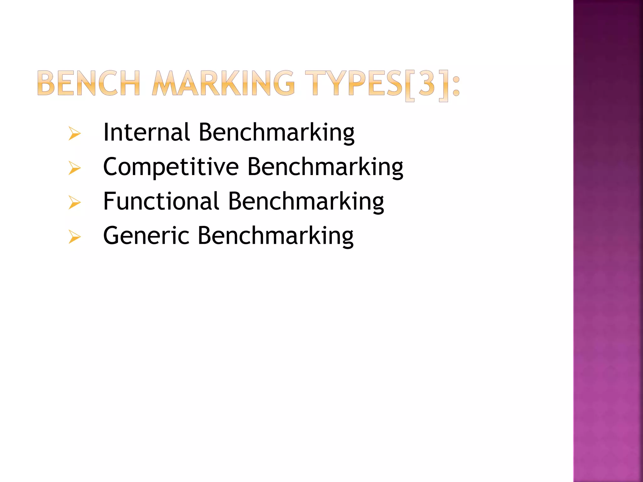 Benchmarking | PPT