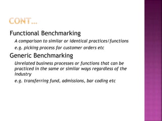 Benchmarking | PPT