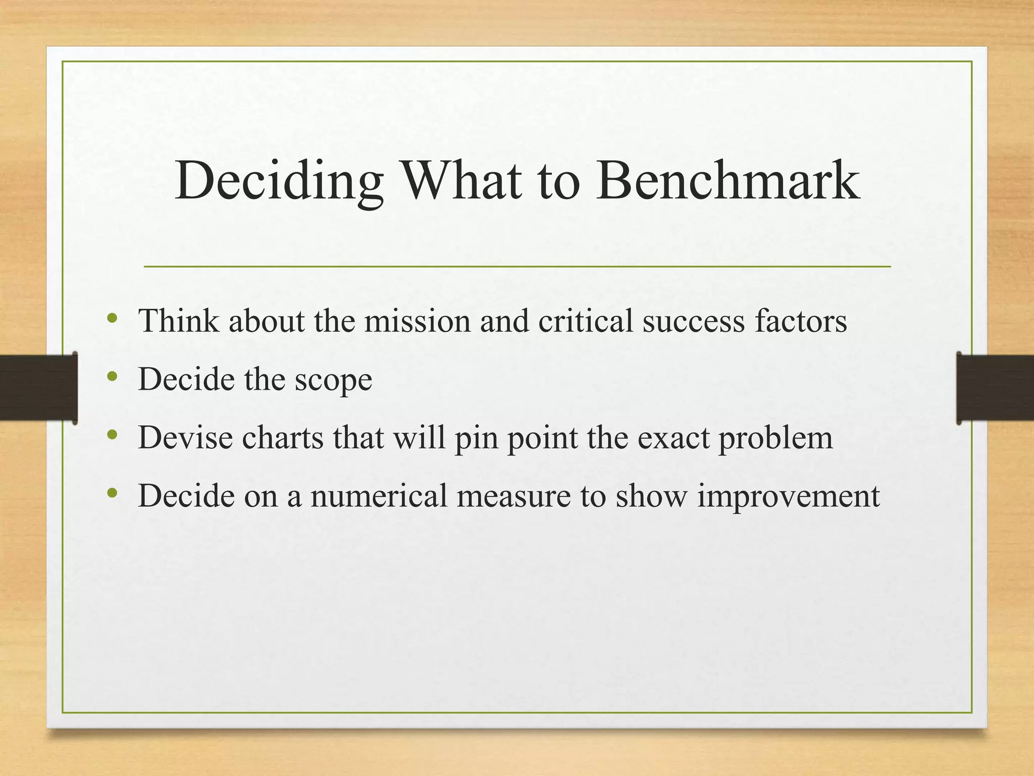 Benchmarking | PPT