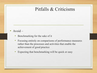 Benchmarking | PPT