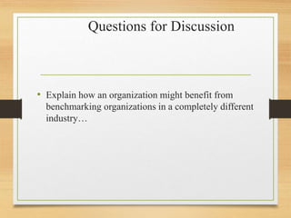 Benchmarking | PPT