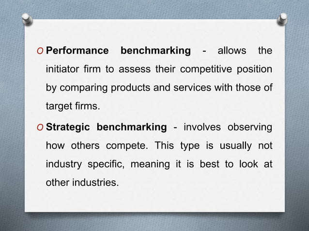 Bench marking | PPTX