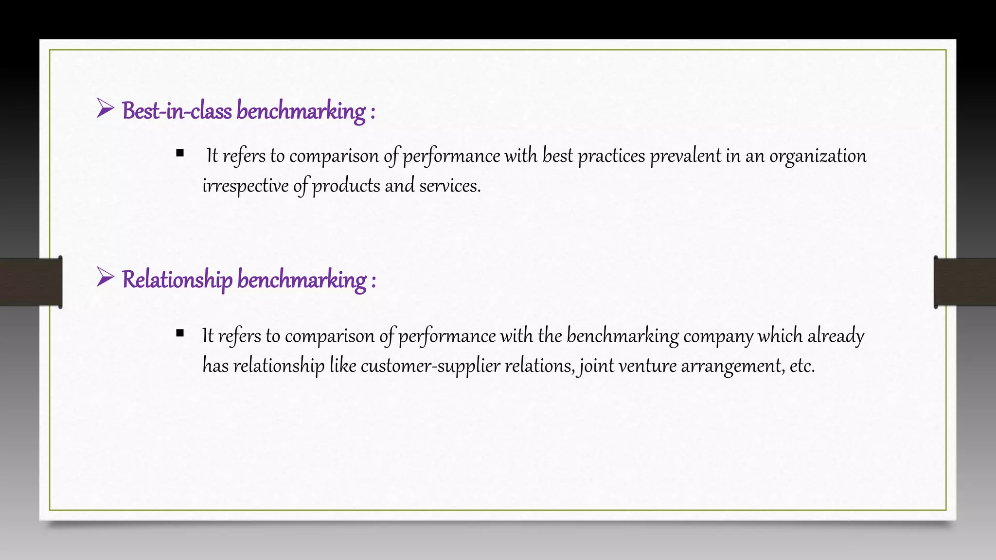 Benchmarking In Total Quality Management | PPTX