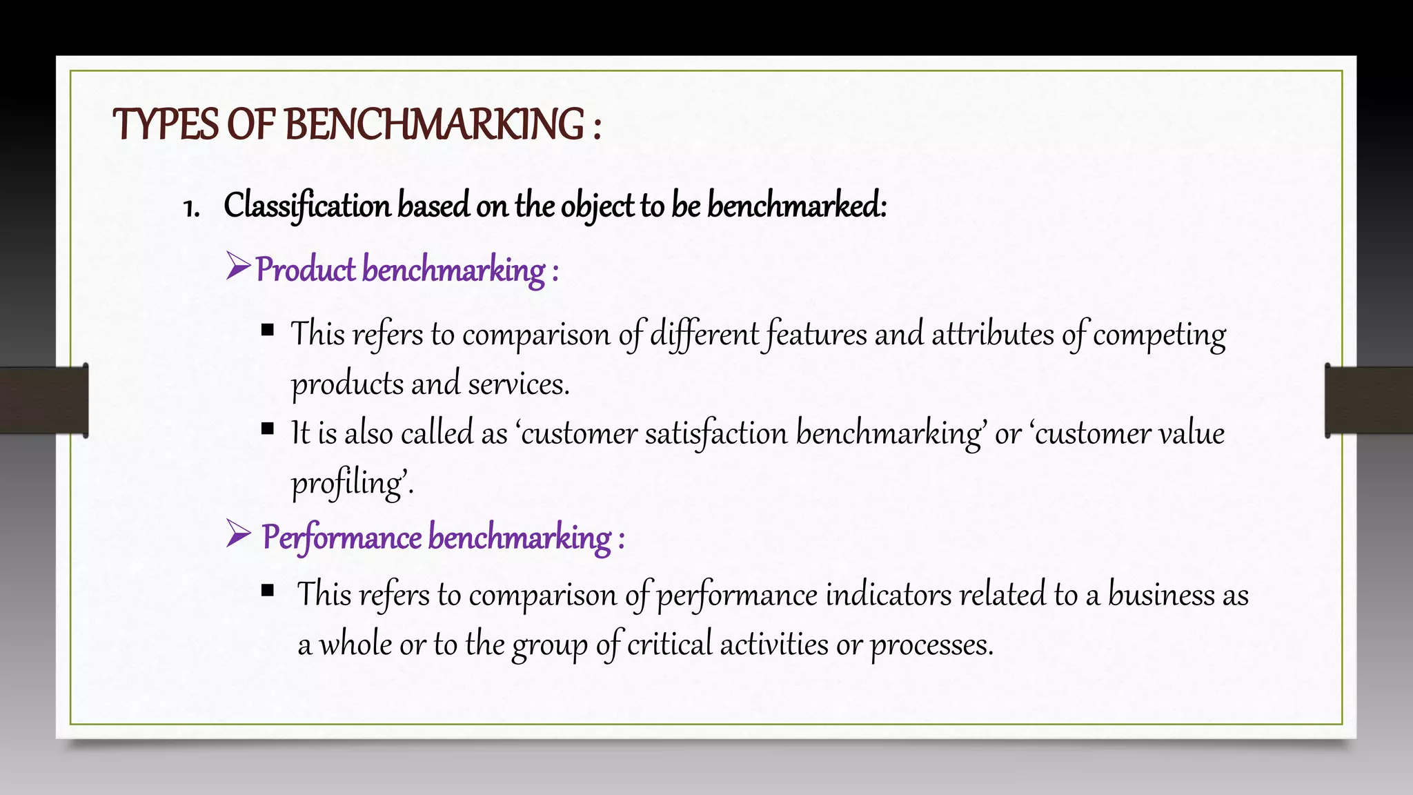 Benchmarking In Total Quality Management | PPTX