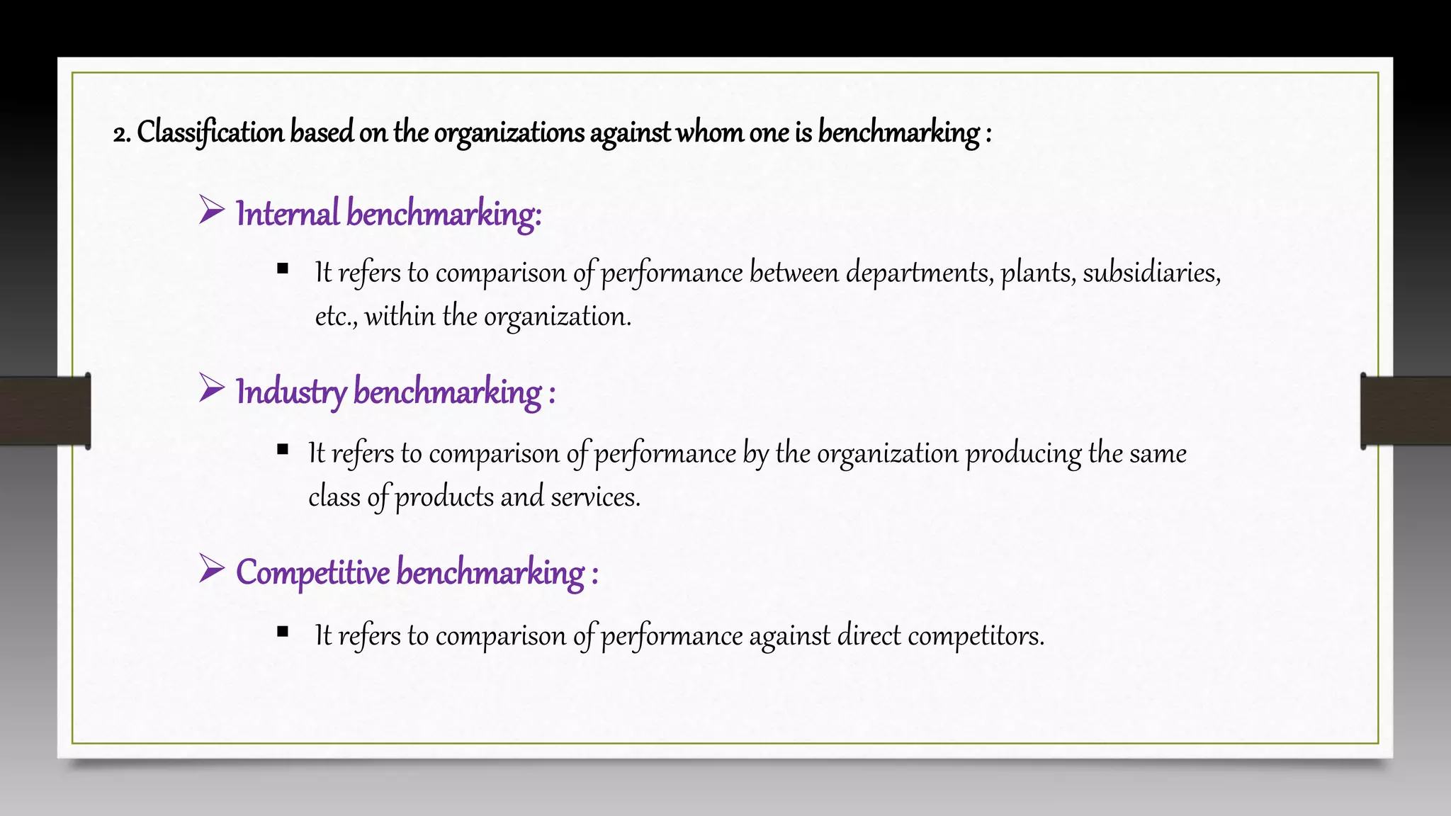 Benchmarking In Total Quality Management | PPTX