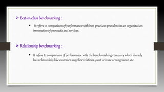 Benchmarking In Total Quality Management | PPTX