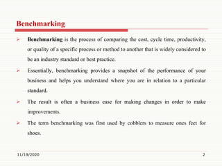 Benchmarking in Total Quality Management | PDF