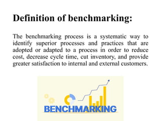 Benchmarking********************************************** | PPT