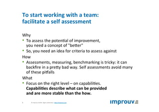 Benchmarking Agile Teams | PPT