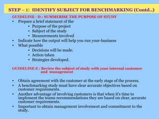 Benchmarking final | PPT