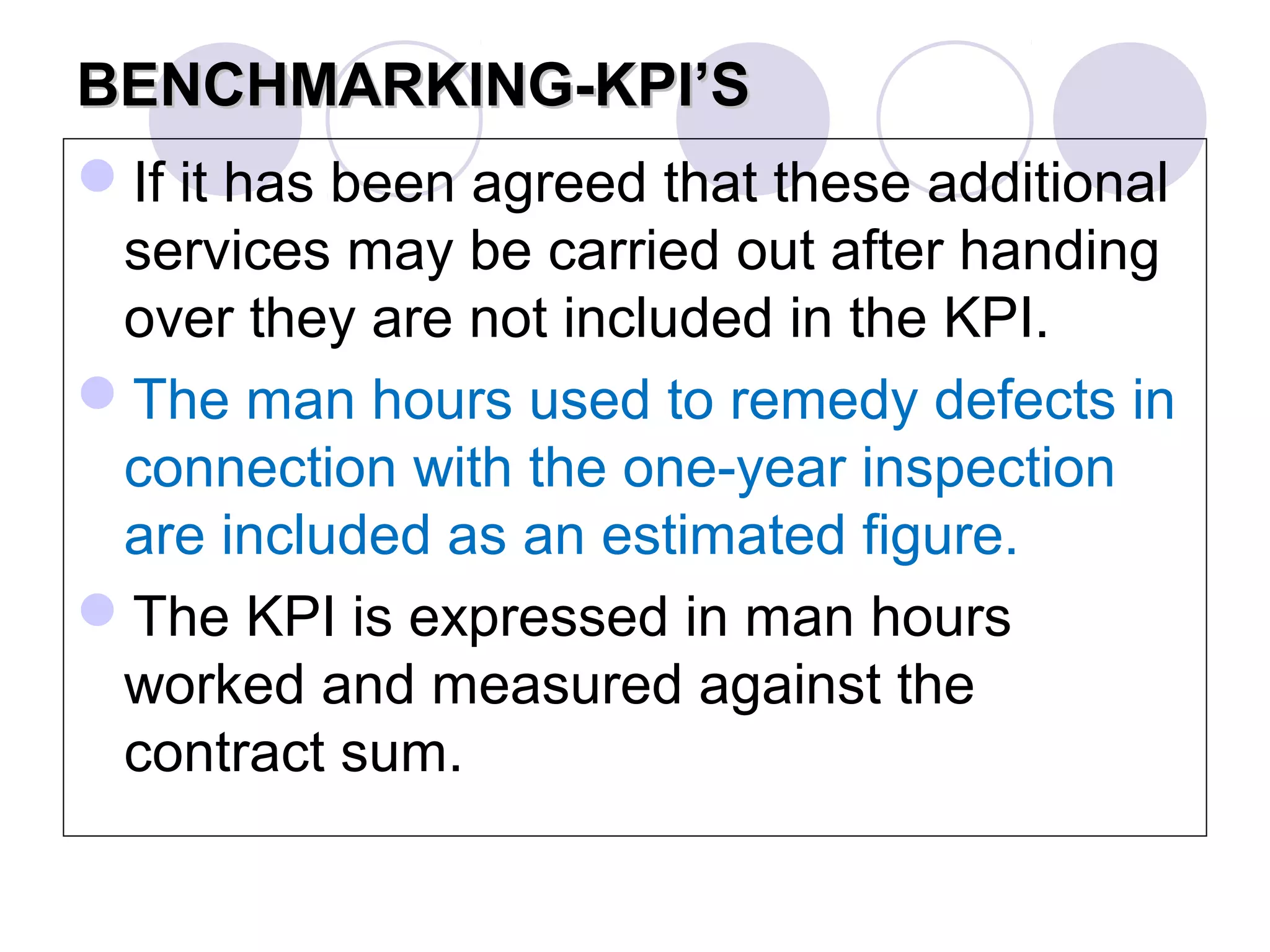 Benchmarking kpi's | PPT