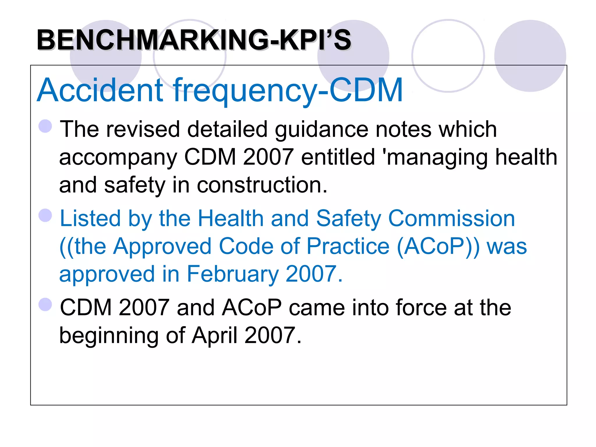 Benchmarking kpi's | PPT
