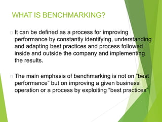 Benchmarking | PPT