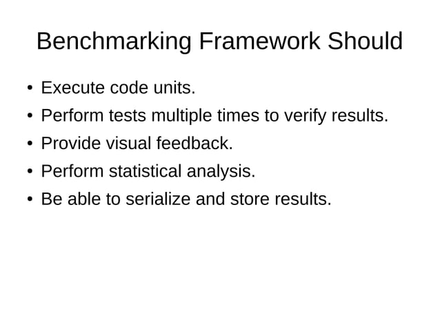Benchmarking and PHPBench | PPT