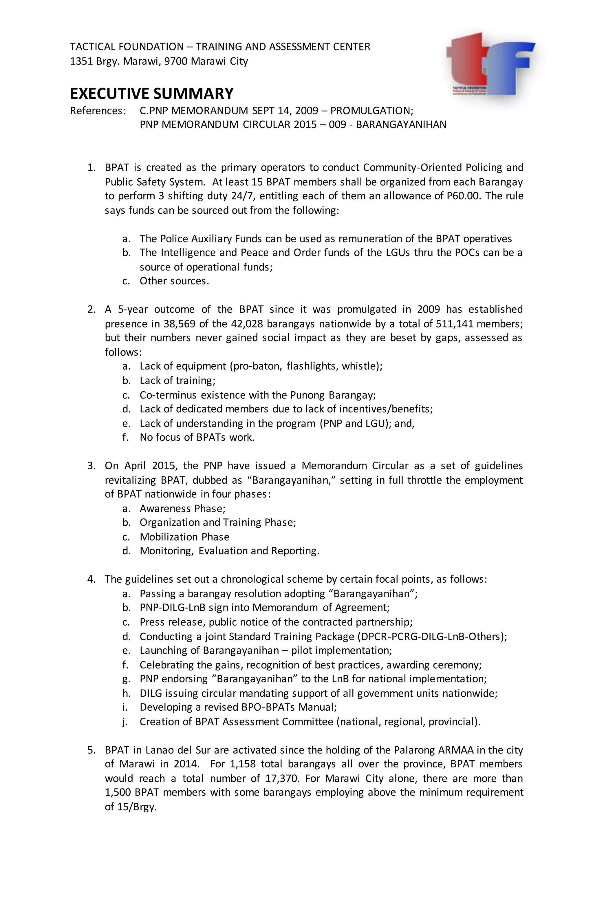 A REVIEW OF BPAT | DOCX