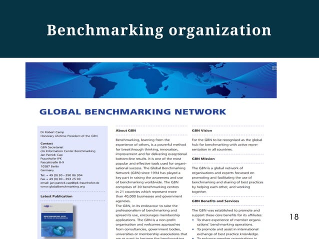 Competitive intelligence and Benchmarking | PPT
