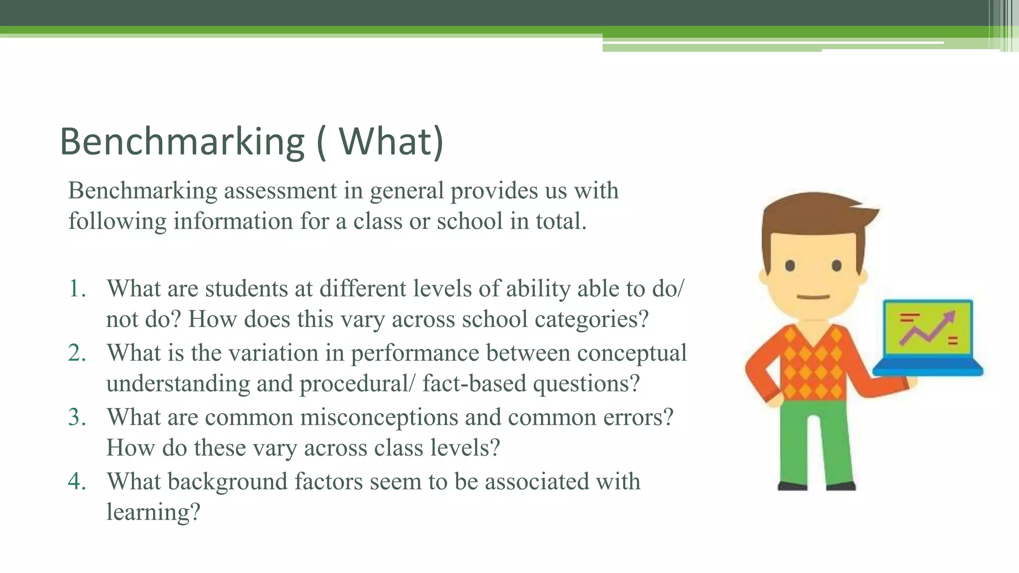 Benchmarking as an assessment | PPTX