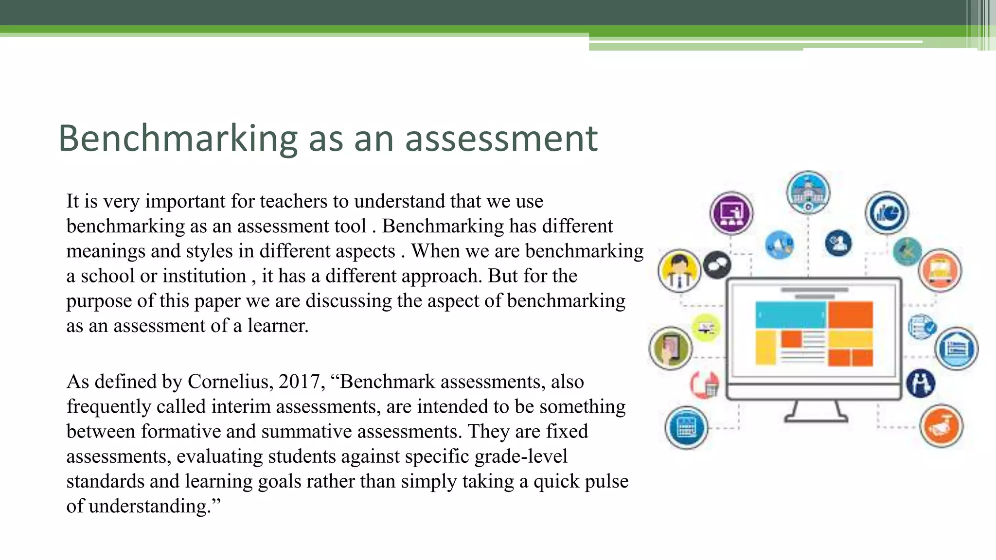 Benchmarking as an assessment | PPTX