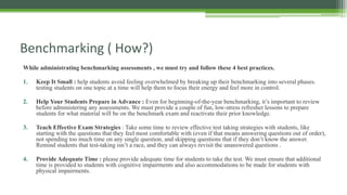 Benchmarking as an assessment | PPTX