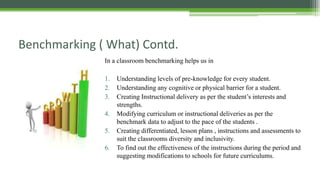 Benchmarking as an assessment | PPTX