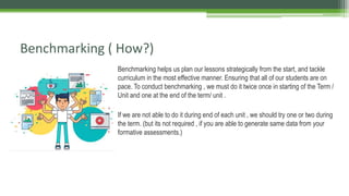 Benchmarking as an assessment | PPTX