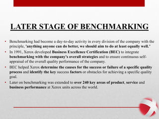Benchmarking at xerox | PDF