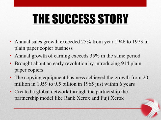 Benchmarking at xerox | PPT