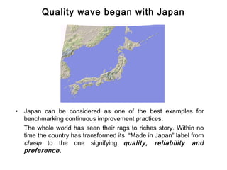 Benchmarking best practices of japan | PPT