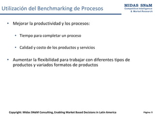 Benchmarking de procesos como herramienta competitiva | PDF