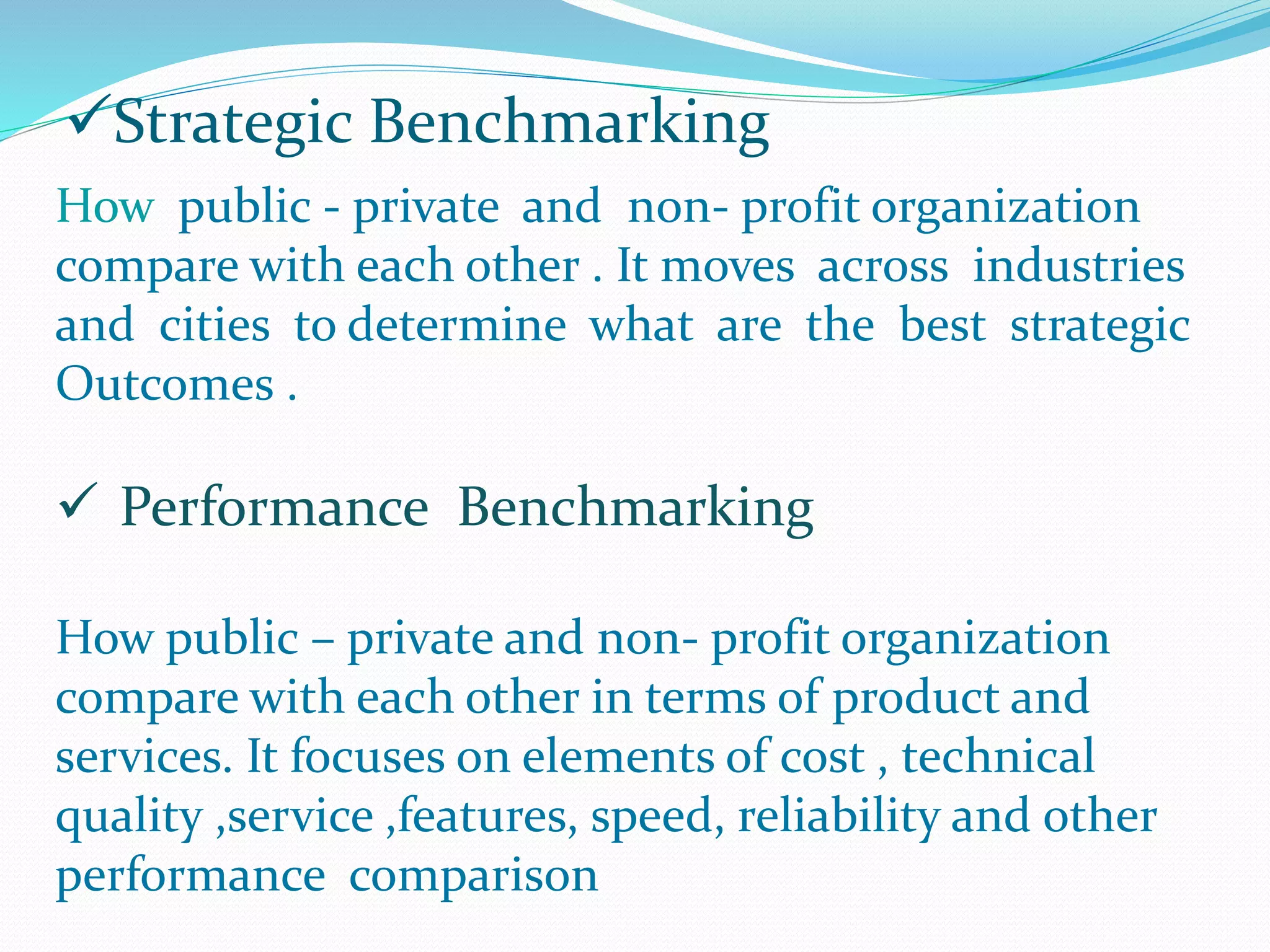 BENCHMARKING pptx | PPT