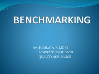 BENCHMARKING pptx | PPTX