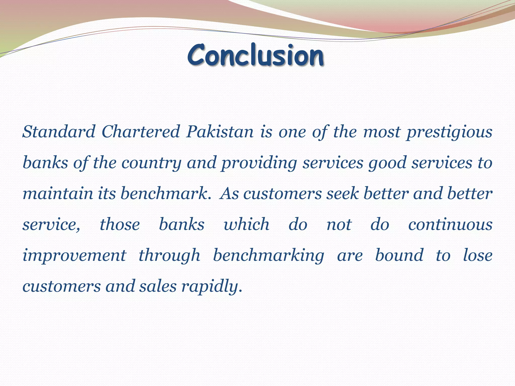 Benchmarking in banking & financial institutions | PPTX