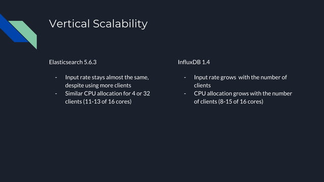 Let's Compare: A Benchmark review of InfluxDB and Elasticsearch | PPT