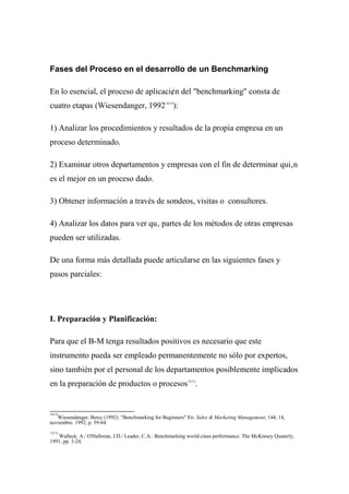 Benchmarking instrumentos de la gestion de procesos de negocio | DOCX