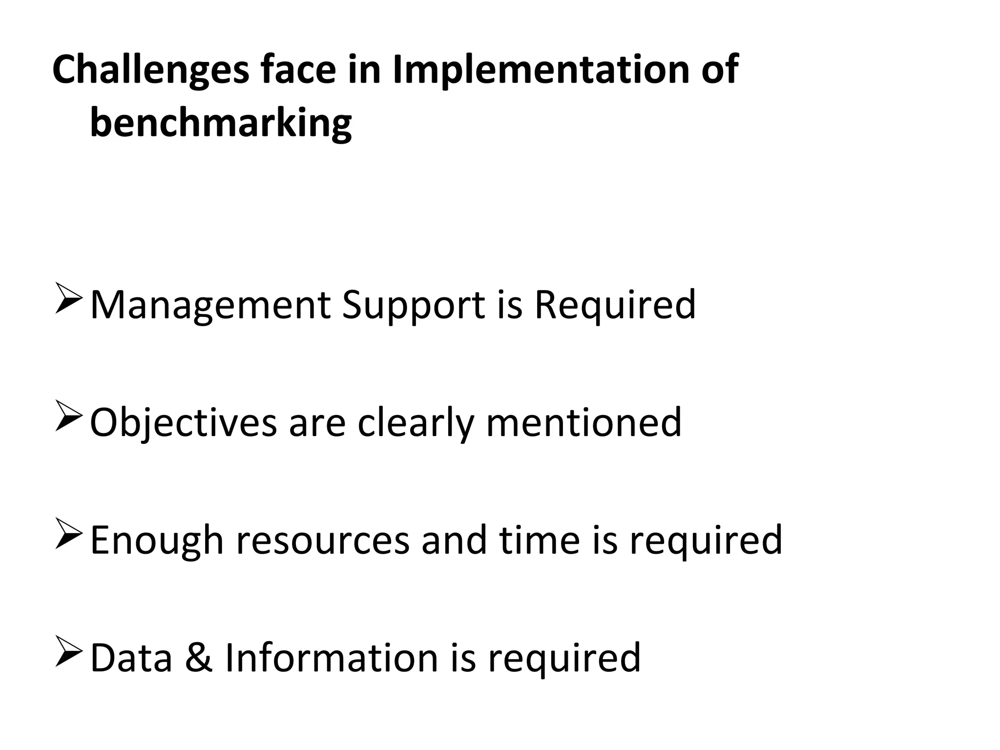 Benchmarking in supply chain | PPT