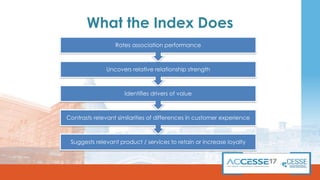 Benchmarking member & customer relationship strength.cesse2017 | PPT